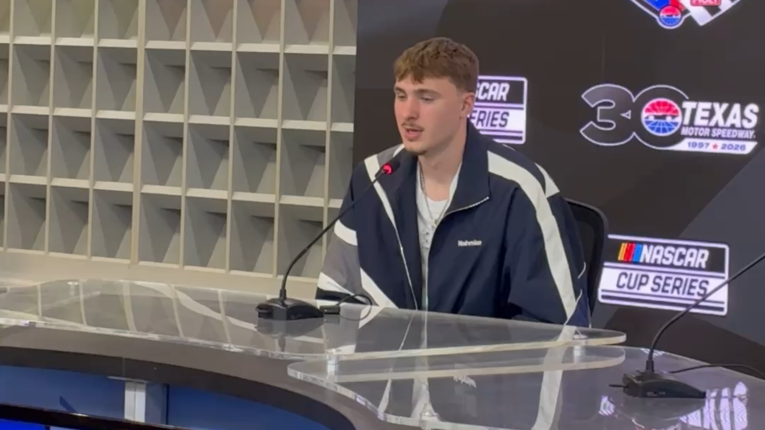 Dallas Mavs' Cooper Flagg on his ride with NASCAR's Cup Series rookie ...