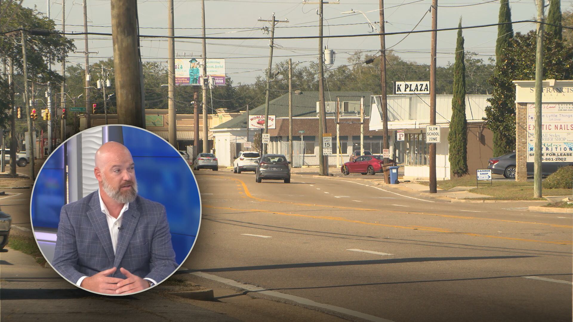 Business leaders tour Pass Road, eye redevelopment potential