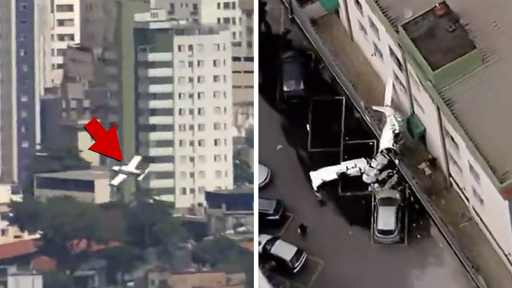 Plane crashes into building in Brazil, on video, casualties reported
