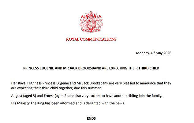 How Eugenie's baby announcement signals she's still in the royal fold