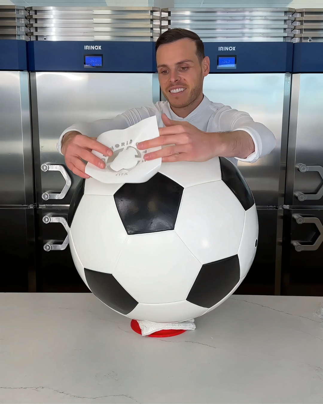 Chocolate soccer!