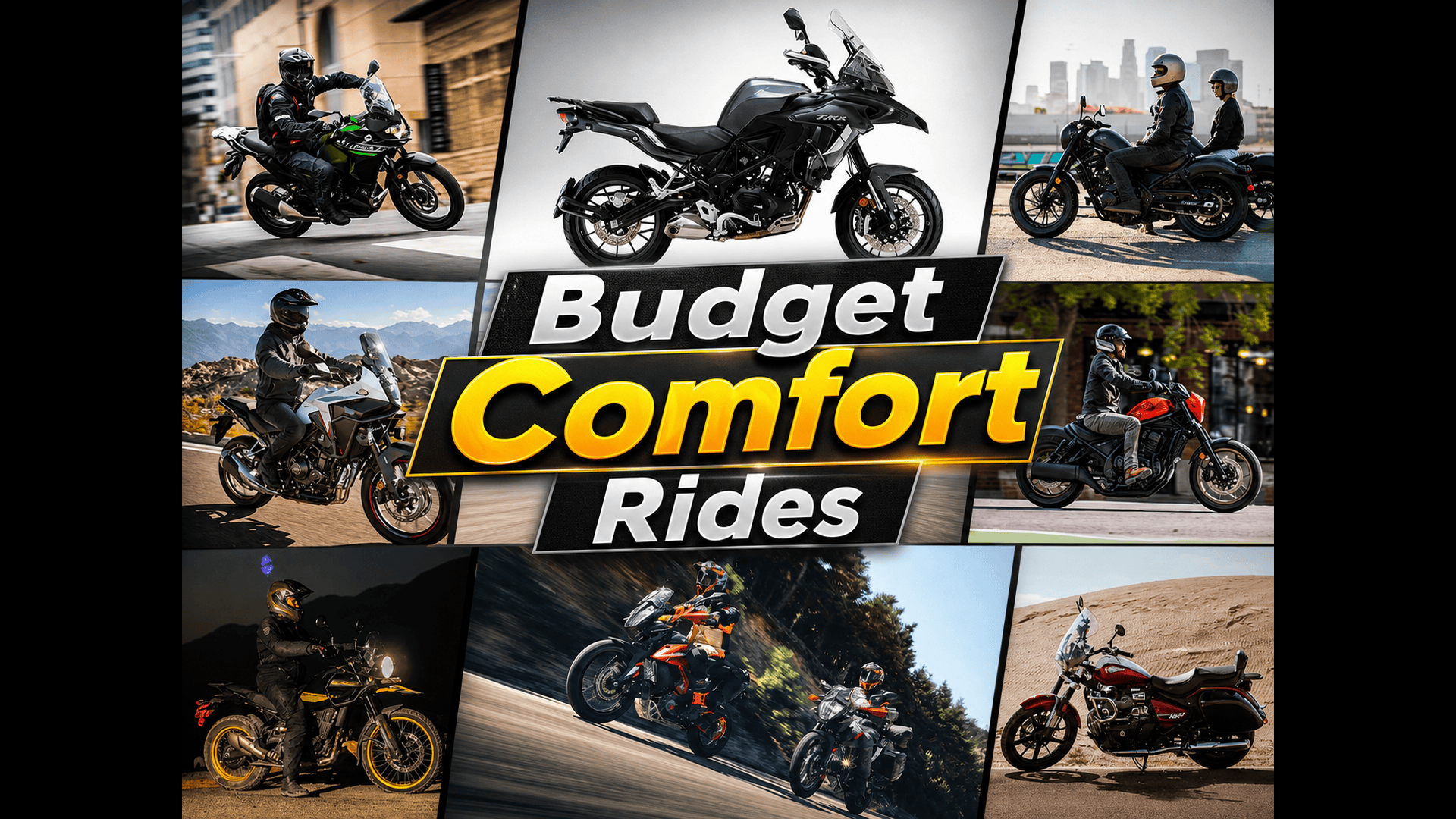 16 budget-friendly motorcycles that offer comfort for senior riders