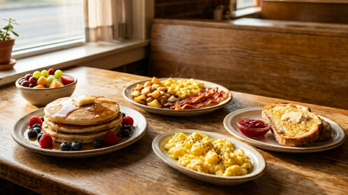 Where locals find a good, cheap breakfast in most states