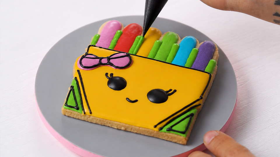 Simple cookies turn into beautiful designs