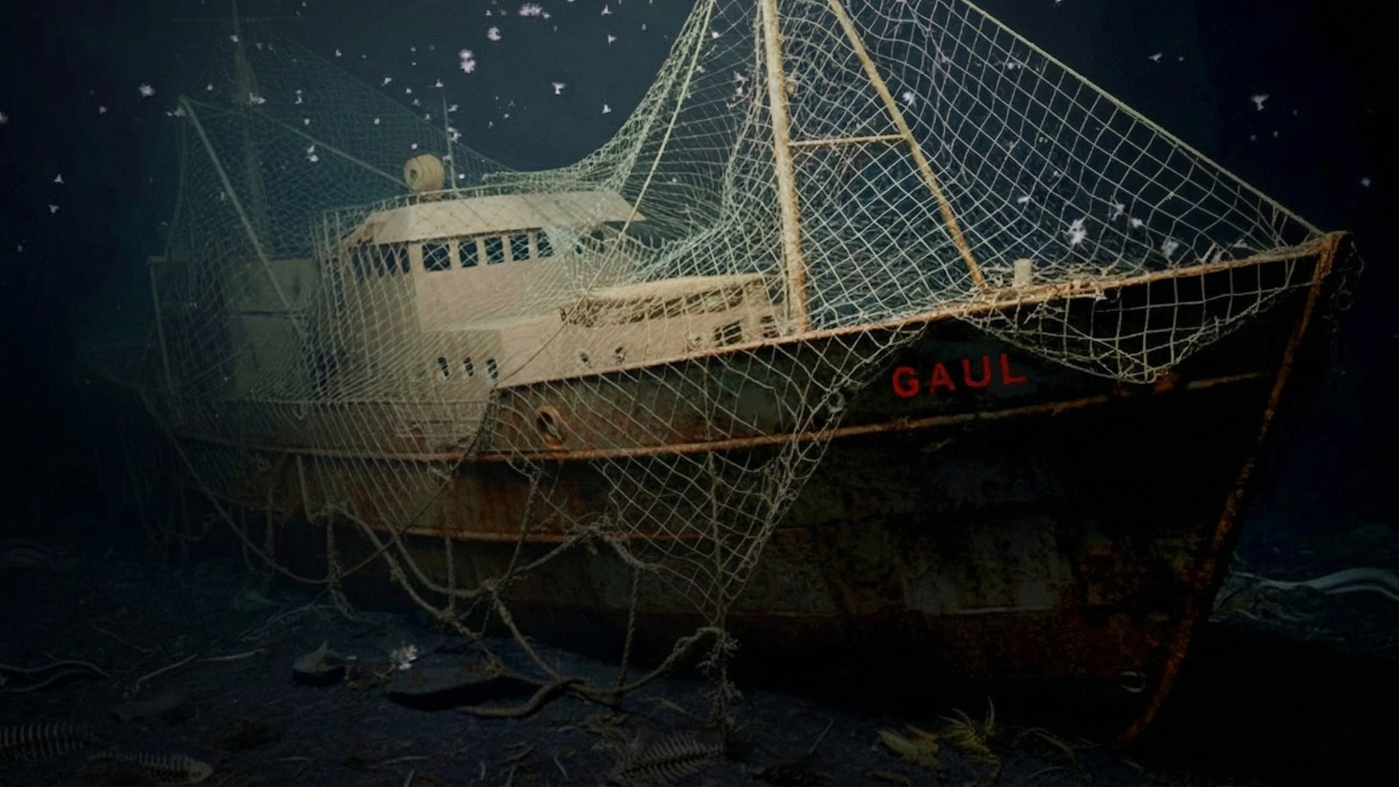 This trawler vanished in a storm - they found its net still wrapped ...