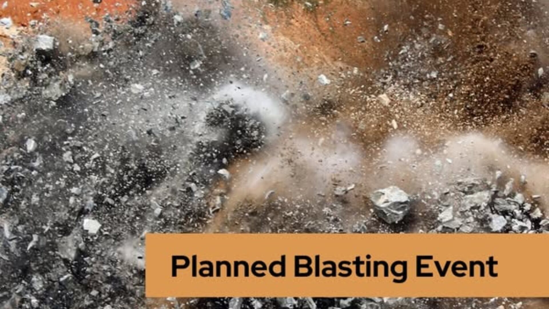 Planned blasting underway in Haywood County