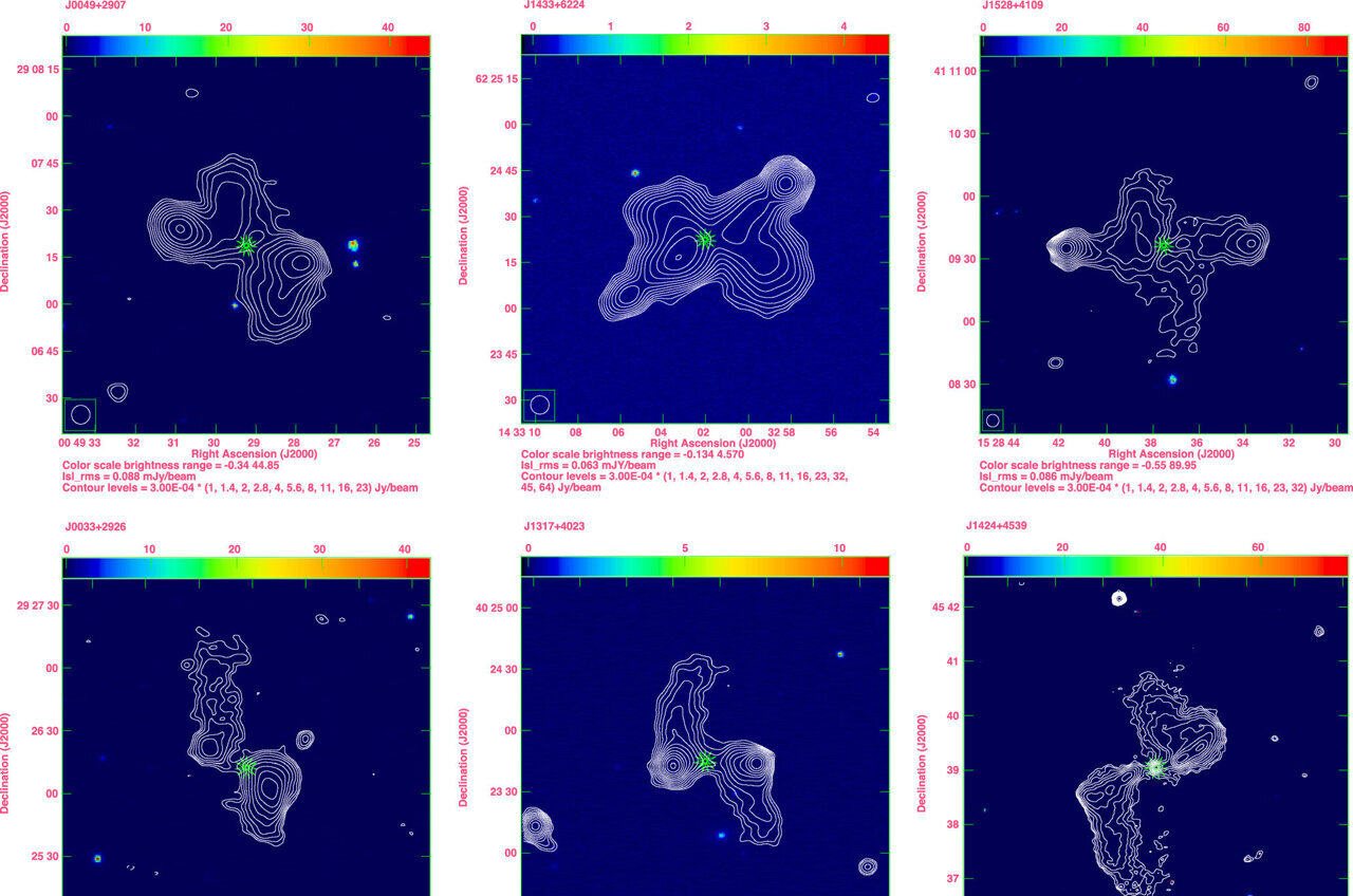 Astronomers uncover over 1,000 radio galaxies with 'wings,' expanding a ...
