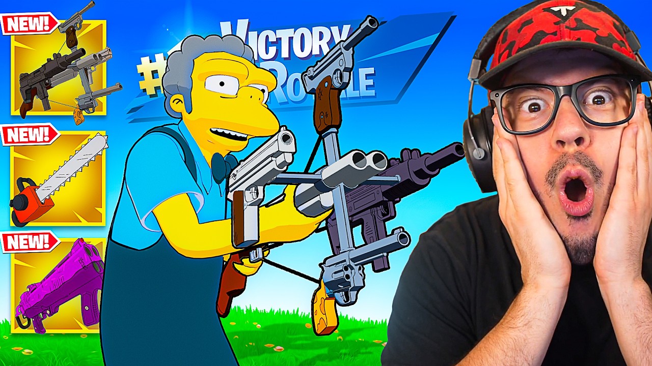 New five gun update in Fortnite!