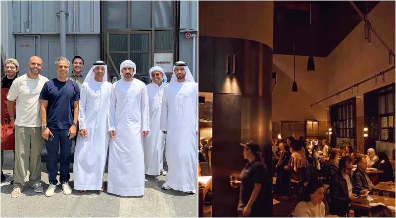 Sheikh Hamdan just dined at the Dubai hotspot foodies are obsessed with