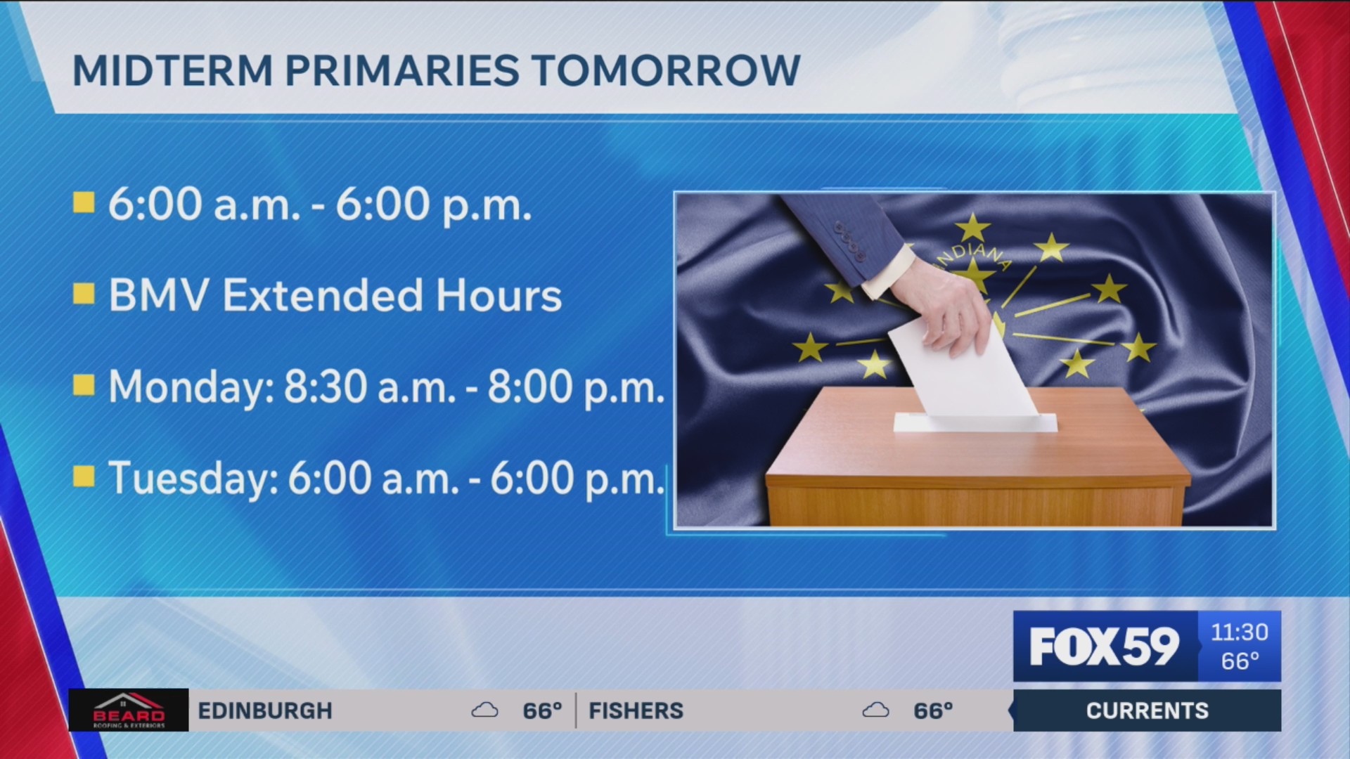 Midterm primaries tomorrow