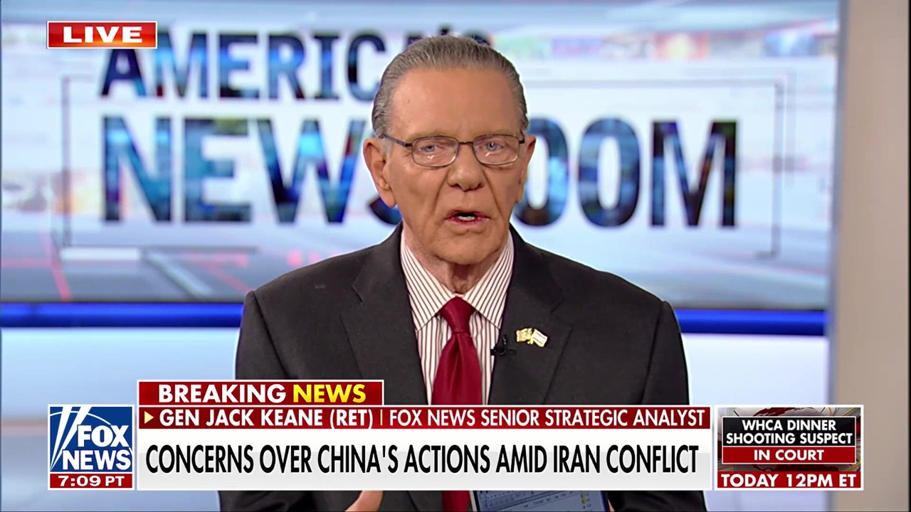 Jack Keane on US blockade of Iranian ports, layered defense and China's ...
