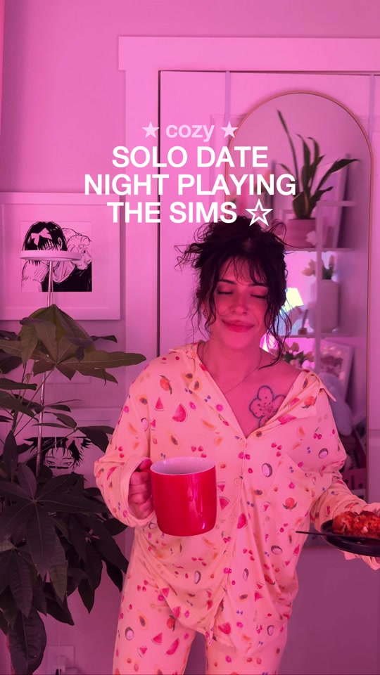 A full day of Sims and simple comfort feels so relatable