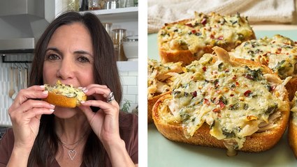 4-ingredient spinach artichoke chicken Texas toast recipe