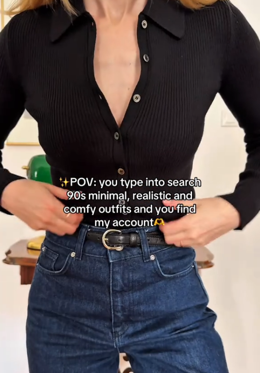 Simple outfit, big chic energy