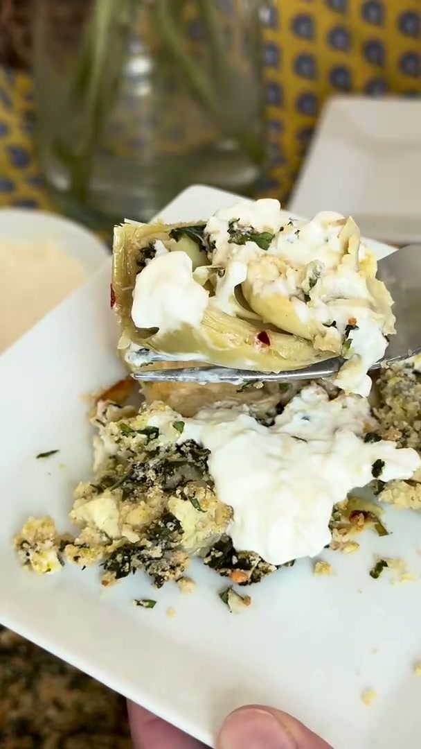 With crispy Pecorino Romano PDO bread crumbs, these roasted artichoke ...