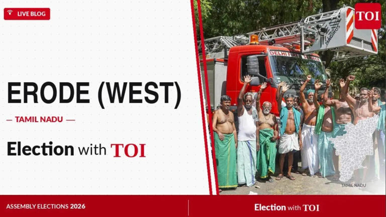 Erode (West) election results 2026: TVK's Ananth Moghan defeats DMK ...
