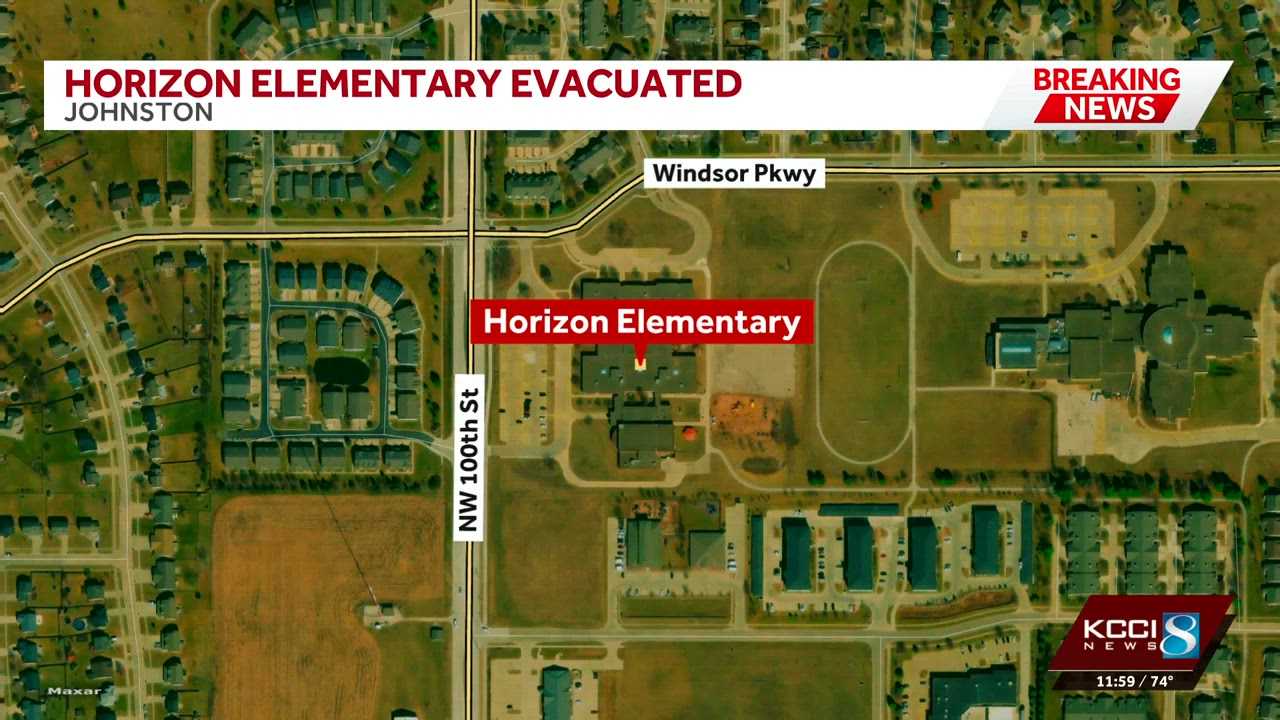 Elementary school in Johnston temporarily evacuated due to gas smell