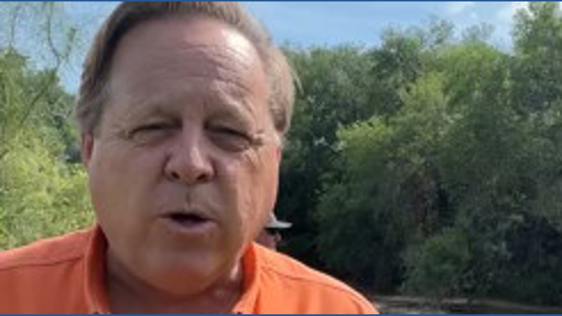Frio River turns to rapids in Three Rivers