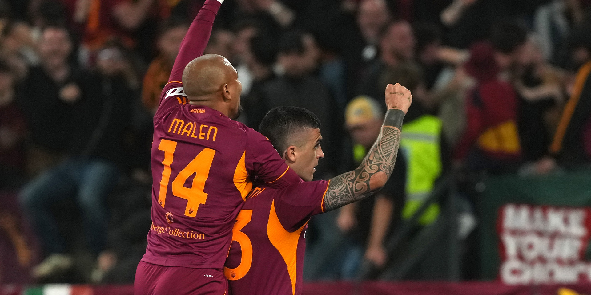 AS Roma overklast Fiorentina met assist van Malen en blijft jagen op CL ...