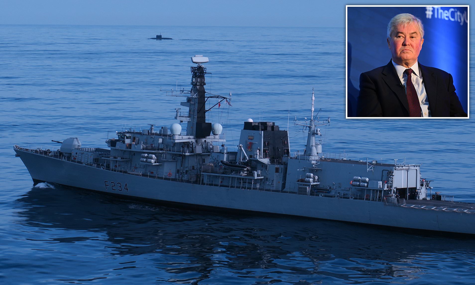Royal Navy crisis deepens with just five frigates left - and 'no money ...