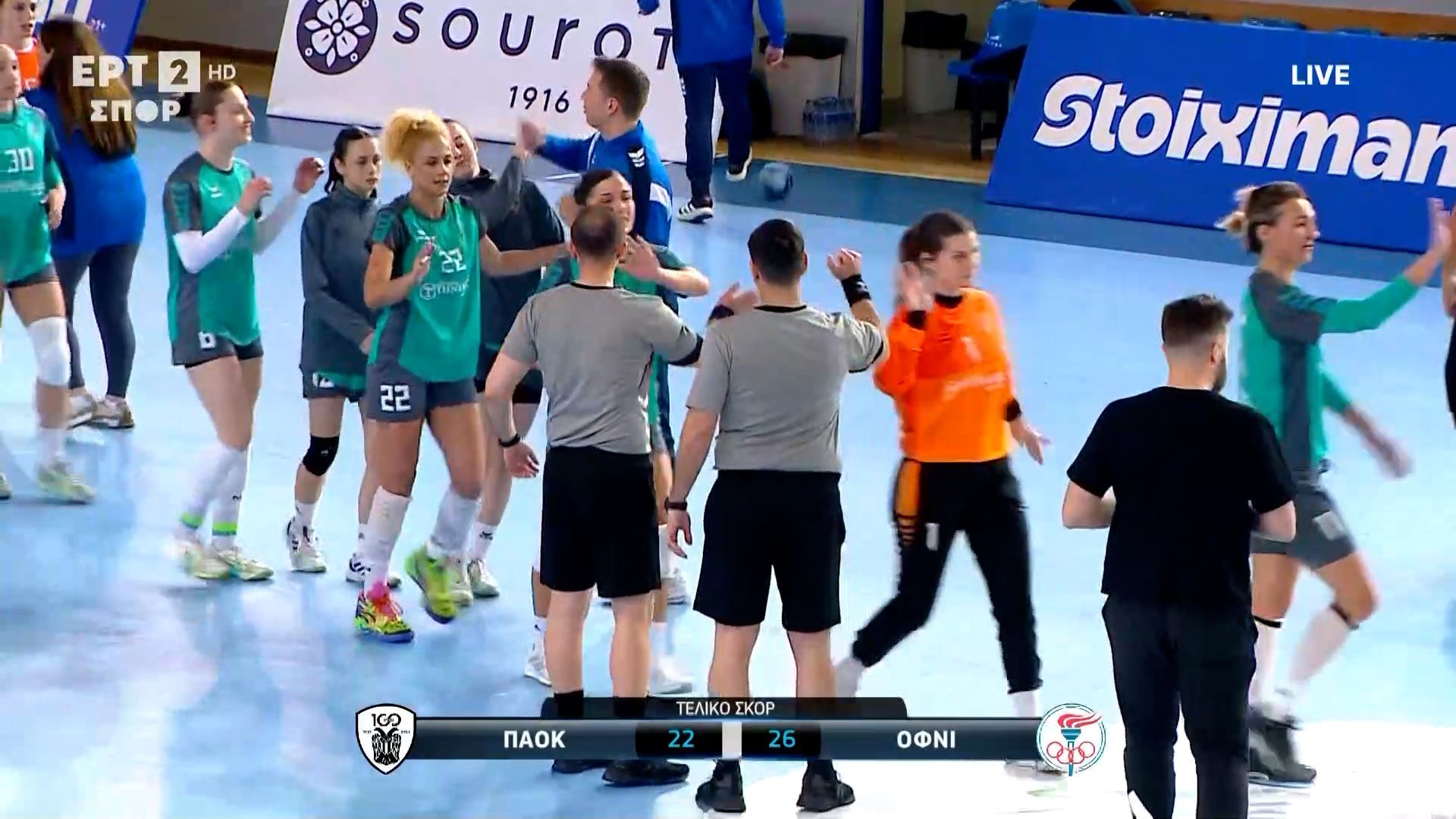 ΠΑΟΚ - ΟΦ Νέας Ιωνίας 22-26 | Highlights