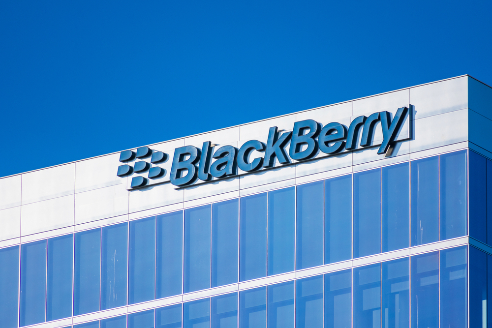 What's going on with BlackBerry stock Monday?
