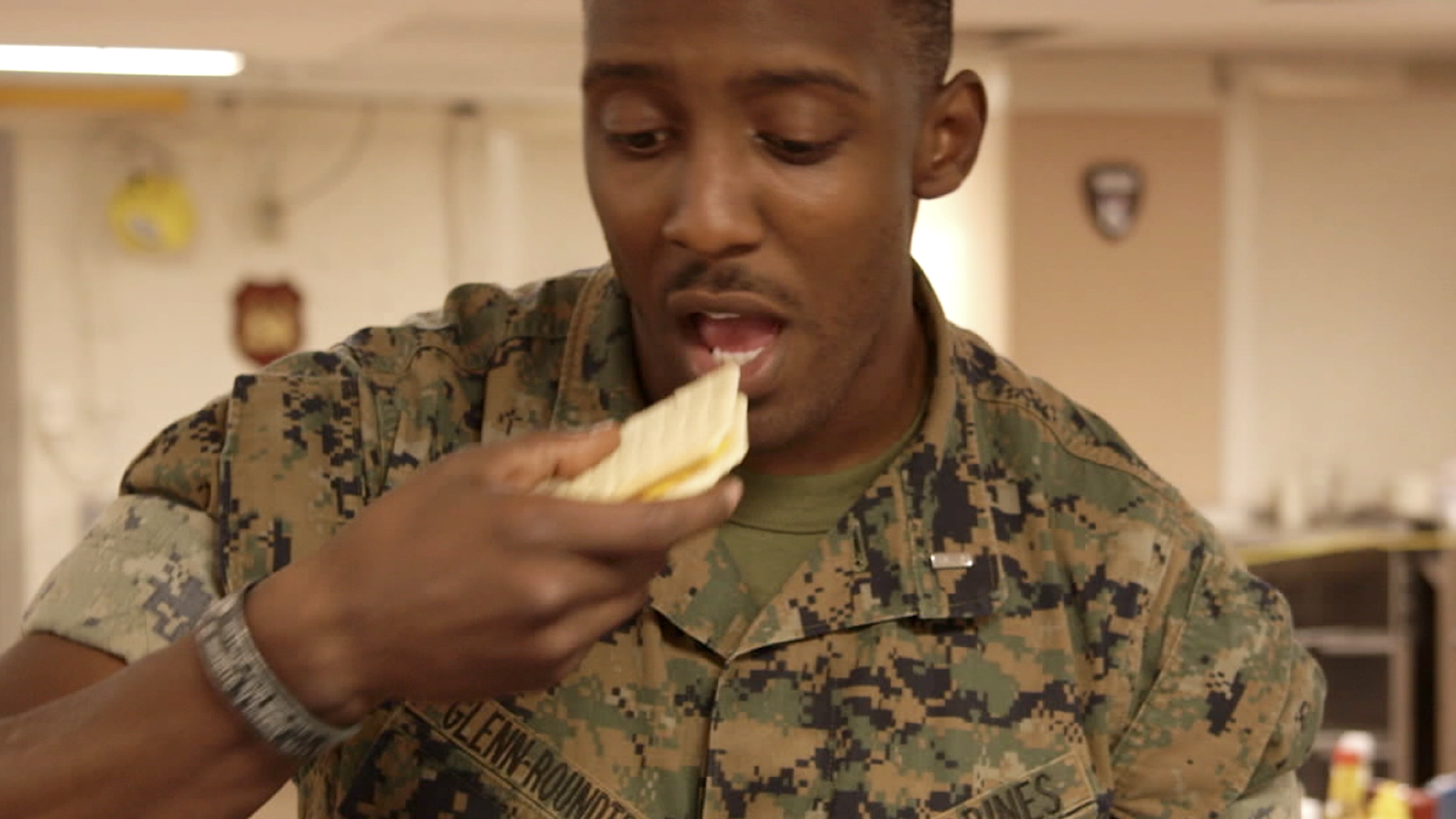 A US Marine reveals what he makes with his military rations in the field