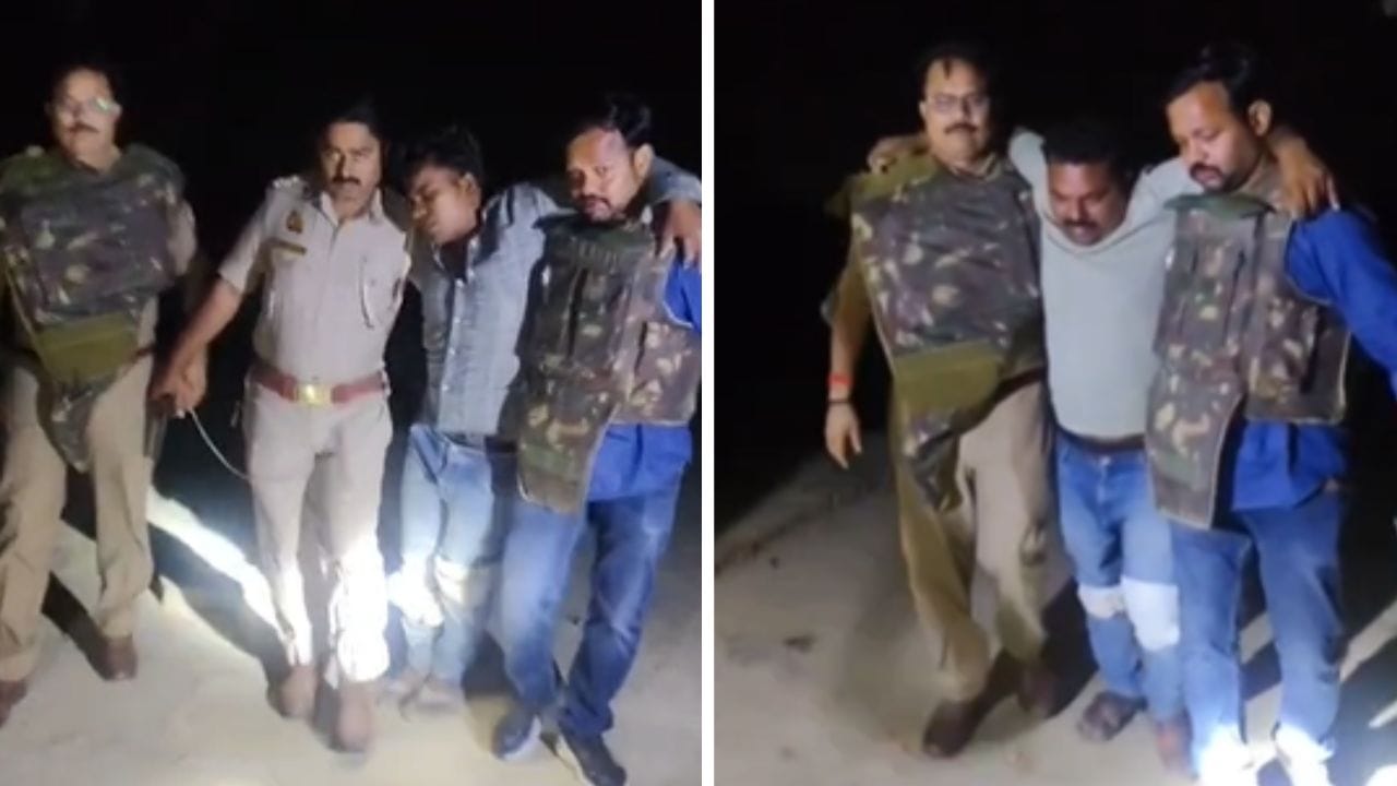 वाराणसी मनीष सिंह हत्याकांड: 50-50 हजार के दो इनामी बदमाश पुलिस मुठभेड़ ...