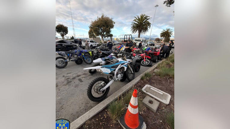 Dirt bike takeover shuts down Bay Bridge; 70 bikes impounded