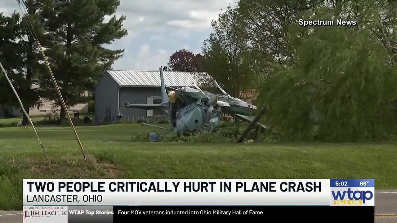 Plane crashes in Lancaster, police say two in critical condition