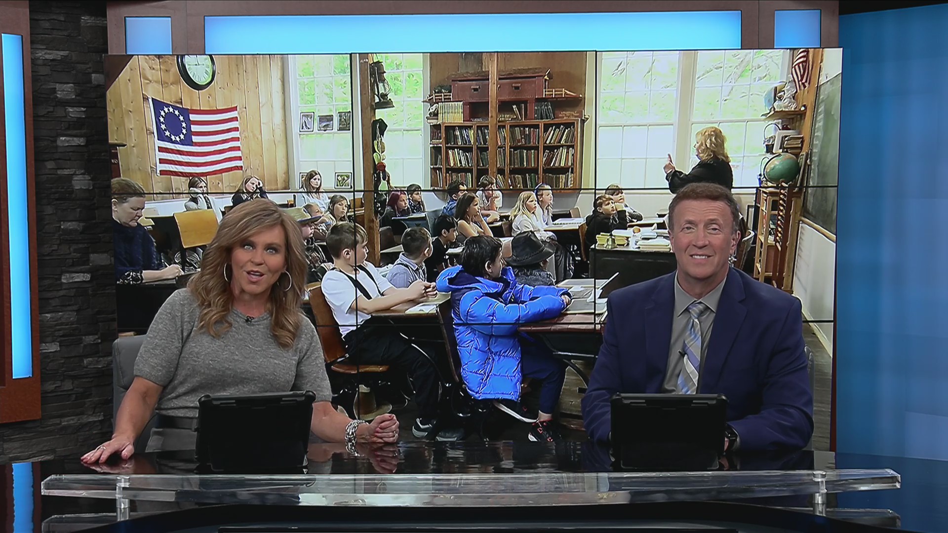 Spencer Elementary's field trip to Cataract Schoolhouse