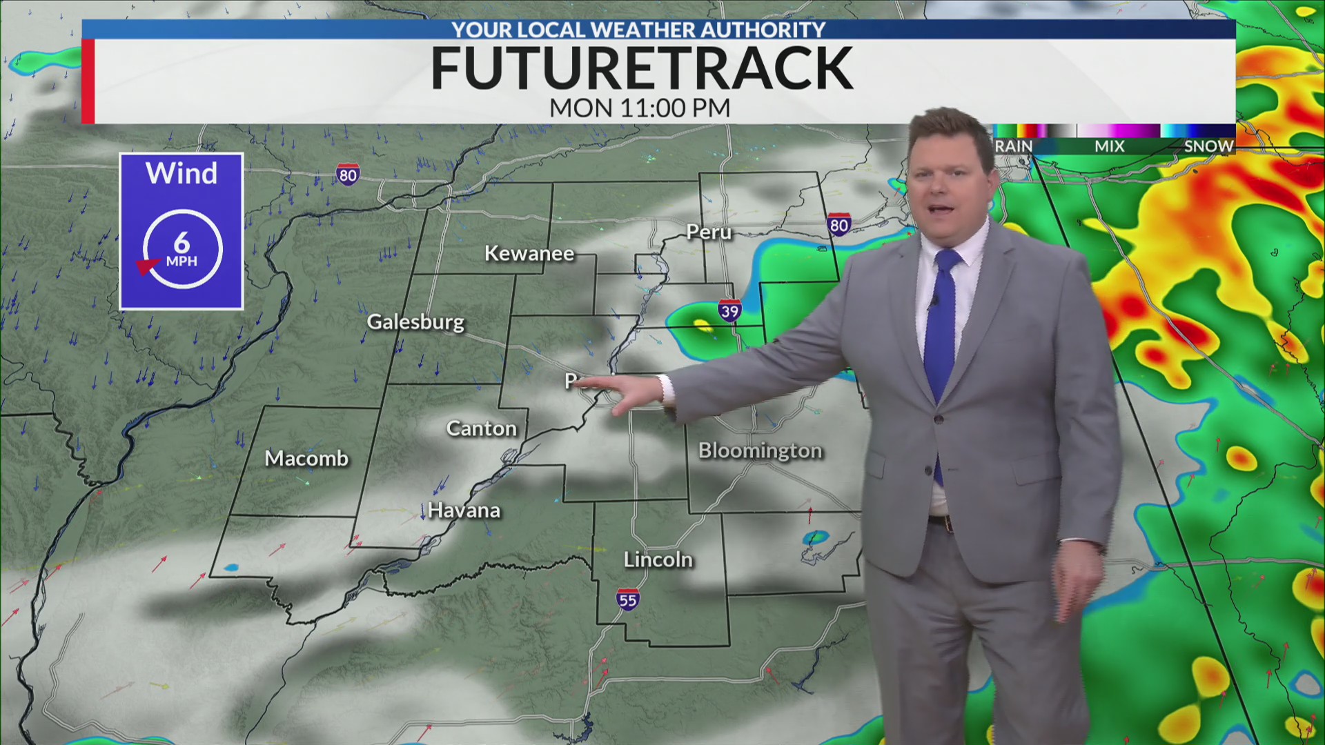 4 p.m., Monday, May 4 weather