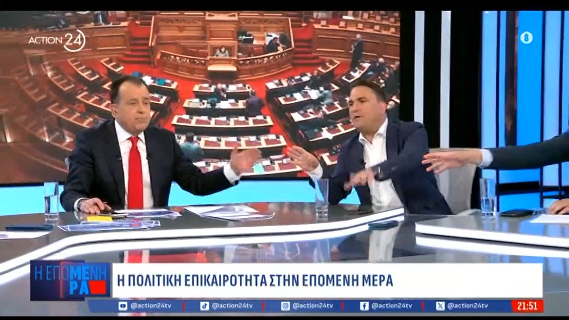 Καιρίδης - Τσουκαλάς σε σύγκρουση για το πόση ώρα μίλησαν στην εκπομπή!