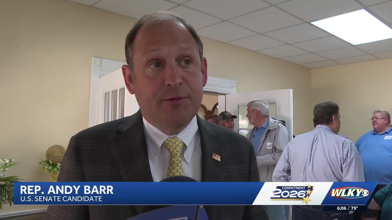 Andy Barr returns to campaign trail following Trump endorsement