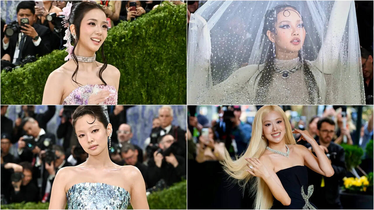 Blackpink dazzles at Met Gala 2026: Lisa, Jisoo, Jennie, and Rose ...
