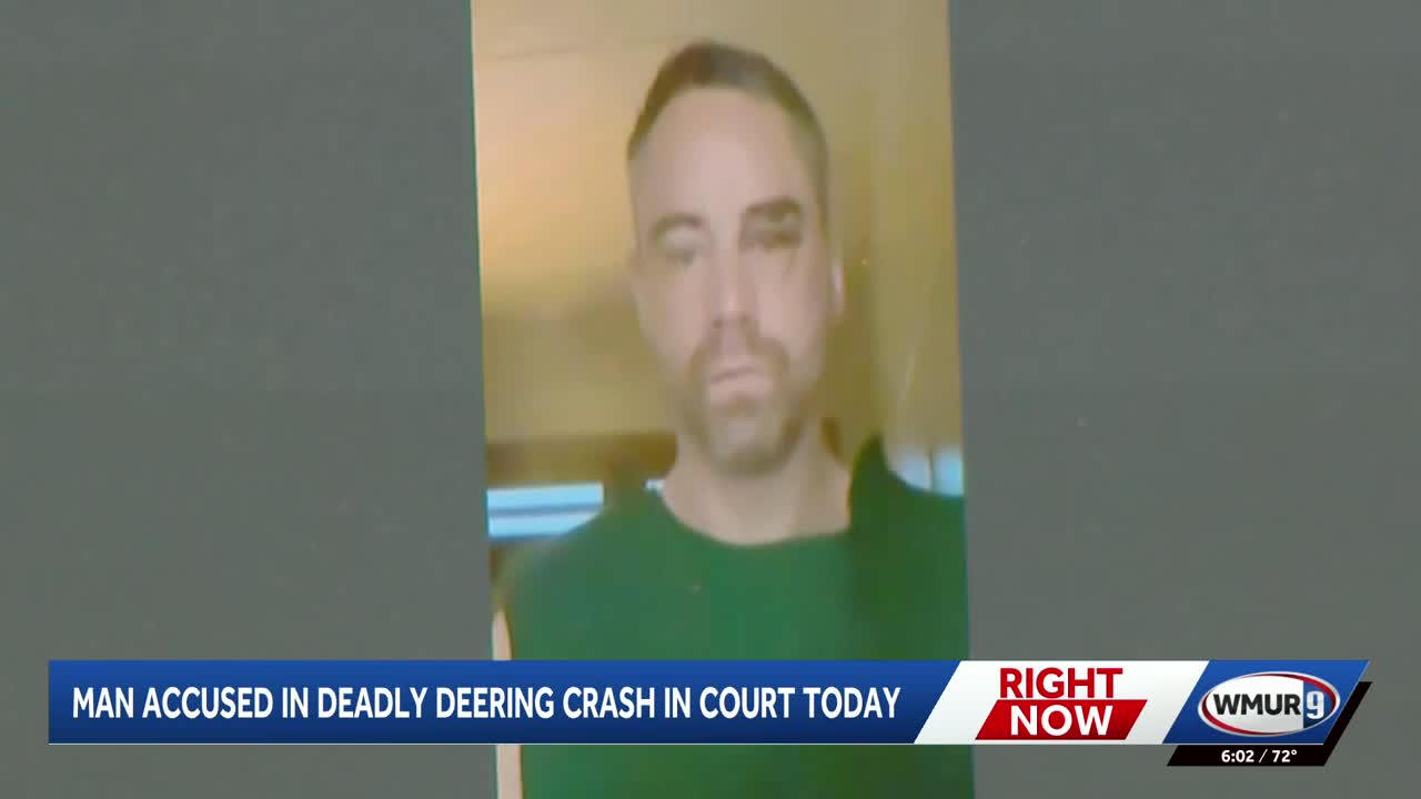 Man charged in fatal Deering crash appears in court