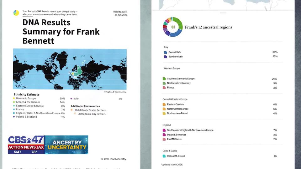 Ancestry uncertainty: Local man raises questions after his ancestry ...
