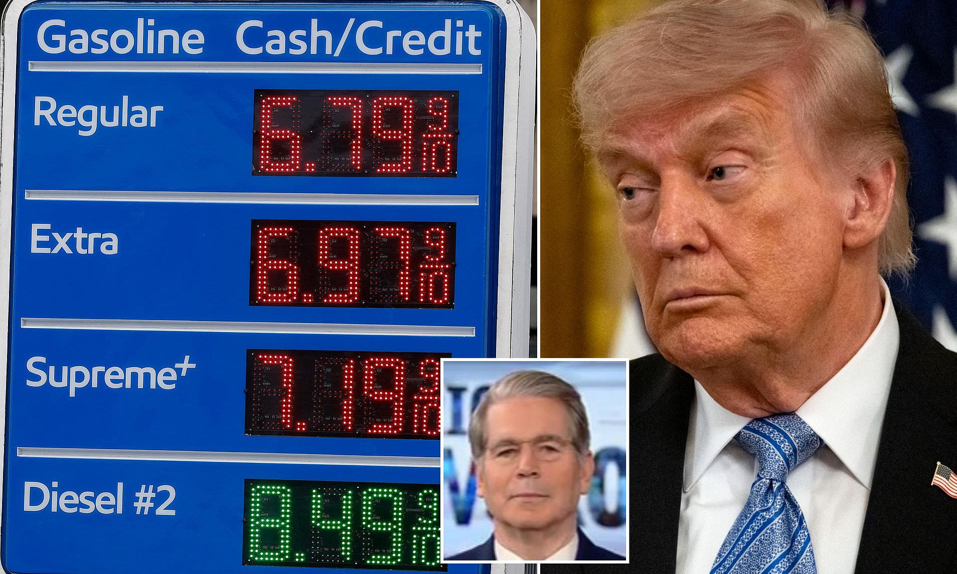 Treasury secretary signals hope for gas prices as Trump attempts to ...