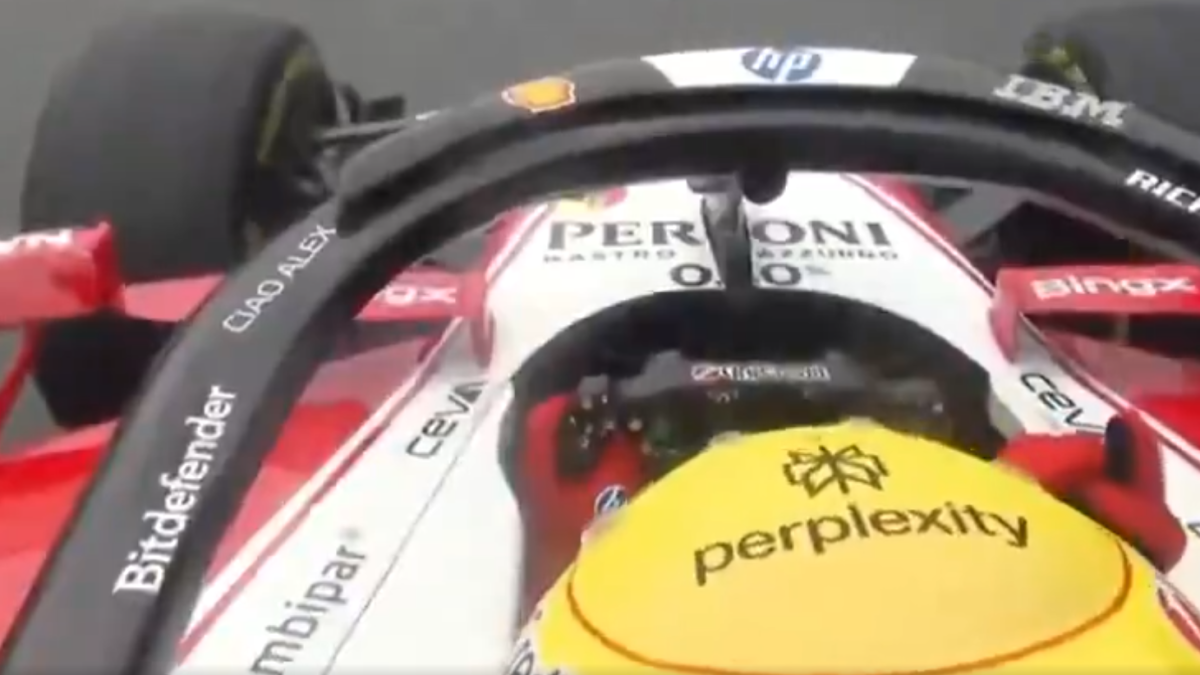 Video: Hamilton y su gesto obsceno tras chocar con Colapinto en Miami