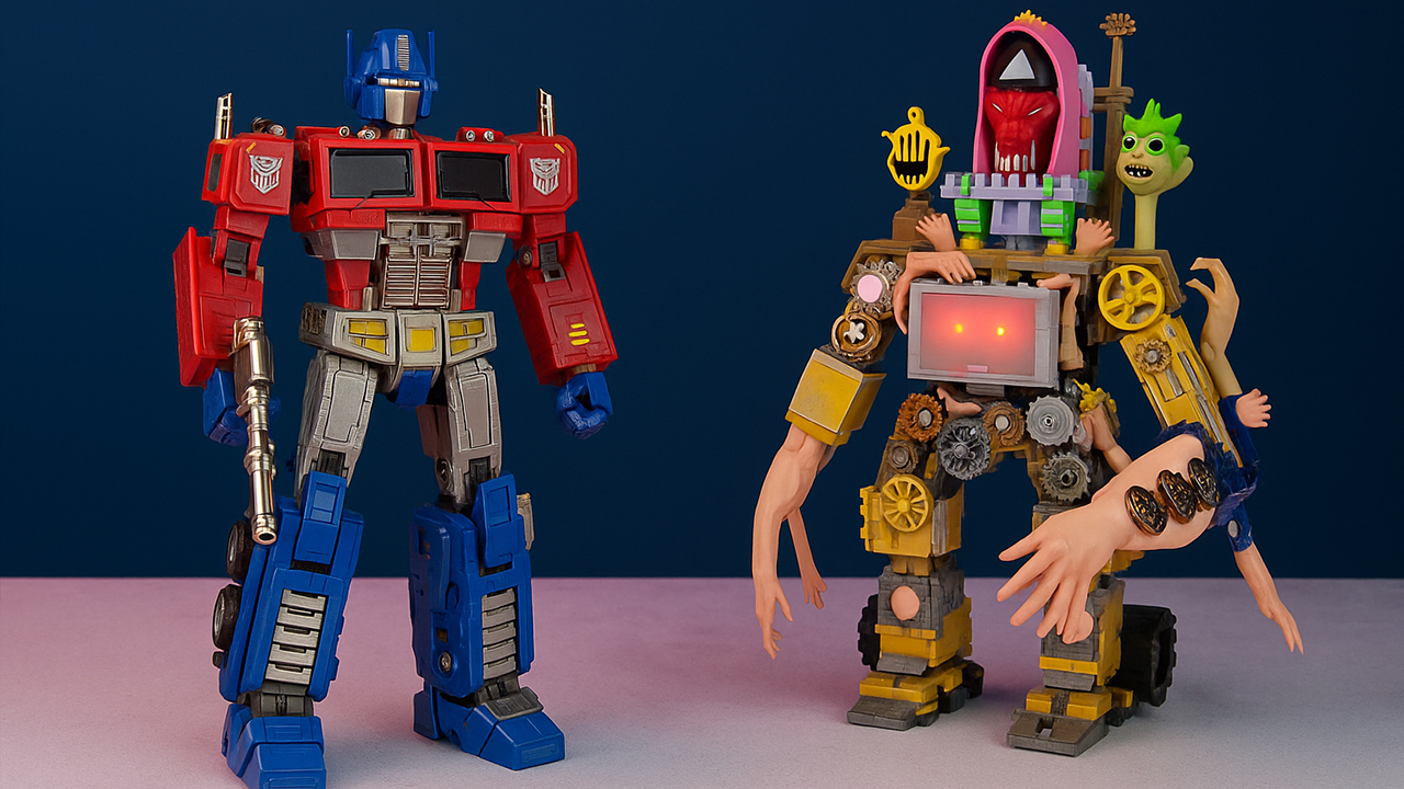We transformed broken LEGO pieces into a gigantic fusion creation