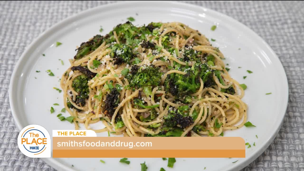 Brown butter broccoli pasta by Smith's chef Jeff Jackson