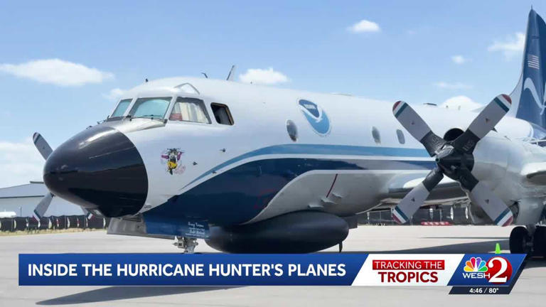Inside Hurricane Hunters' plane as they prepare for hurricane season