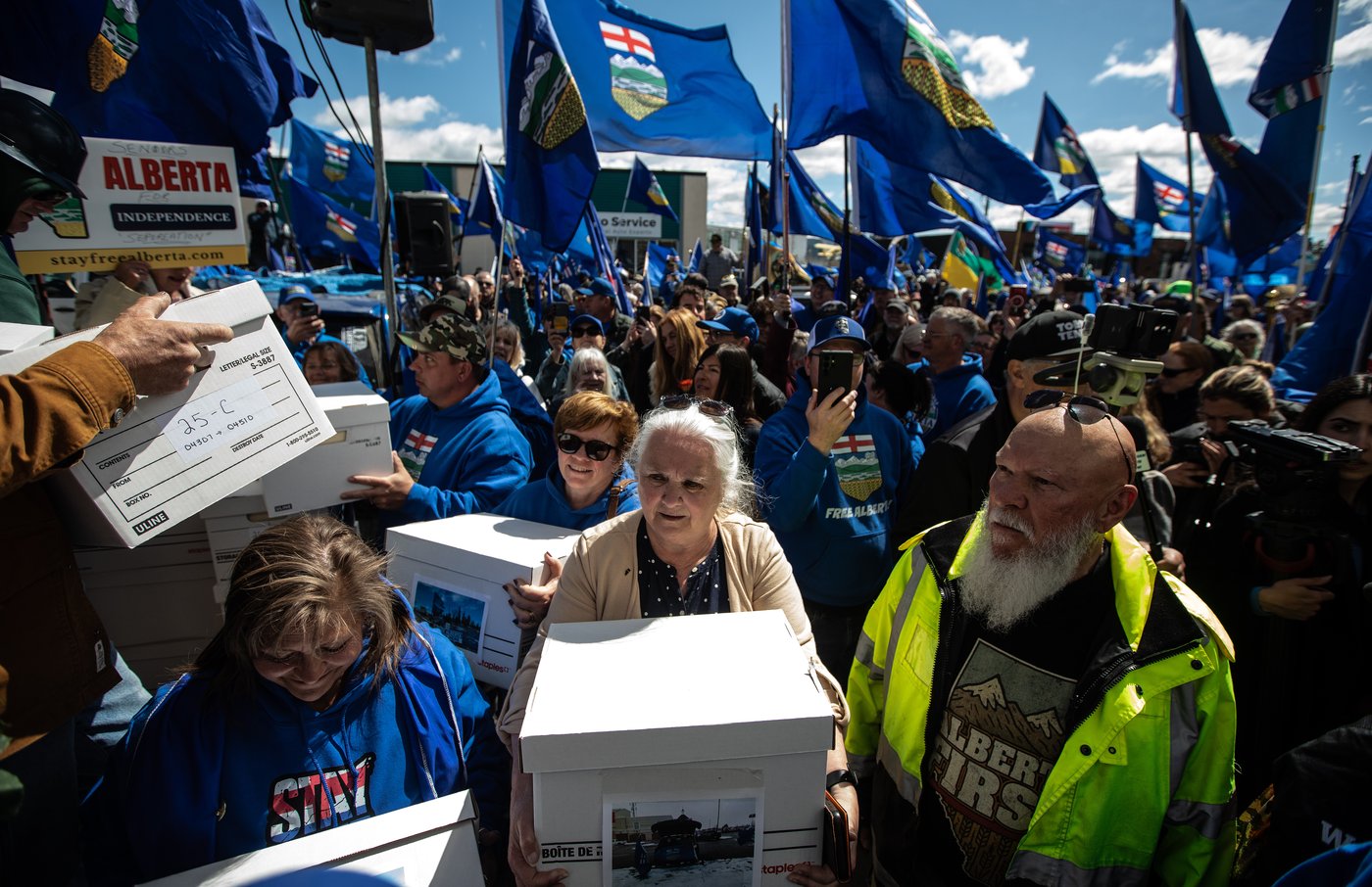 'First step': Alberta separatists deliver referendum petition, tout ...