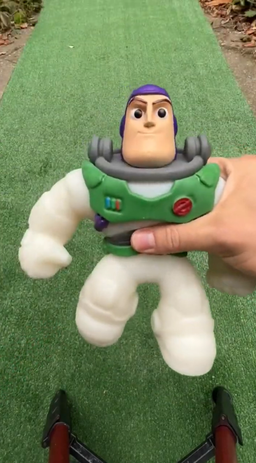 Buzz Lightyear flooded my garden: Toy Story inspired backyard takeover