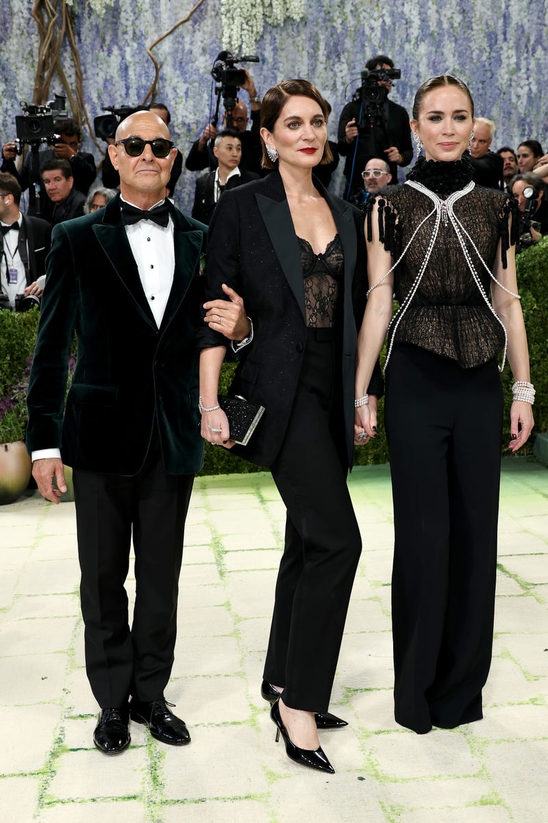 Stanley Tucci and the Blunts are the coolest crew at the Met Gala