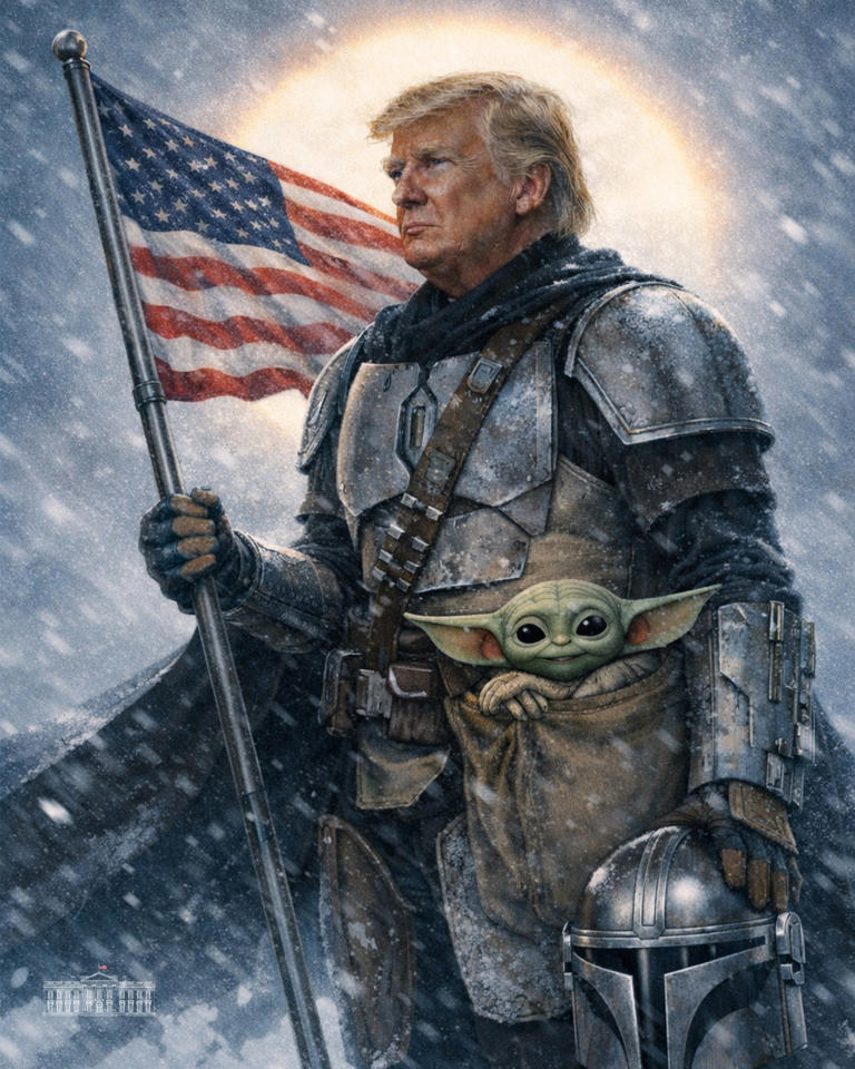 White House marks ‘Star Wars Day’ by sharing meme of Trump as the ...