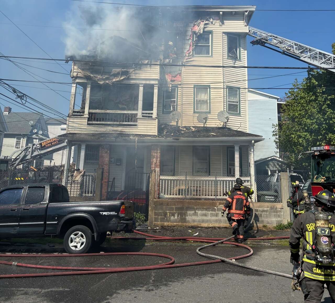 7 displaced in Bridgeport house fire on Coleman Street, official says