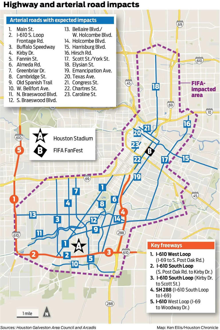 A commuter's survival guide to Houston traffic during the 2026 World ...