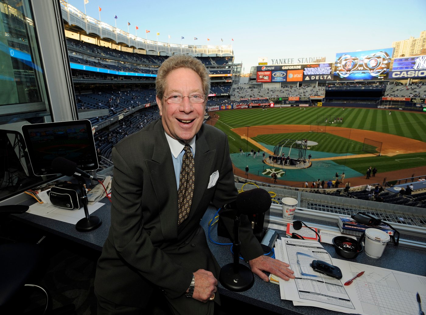 John Sterling, theatrical Yankees broadcaster known for enduring home ...
