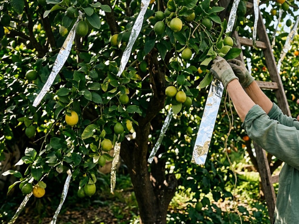 Para qué sirve colgar papel aluminio en un limonero: el truco que gana ...